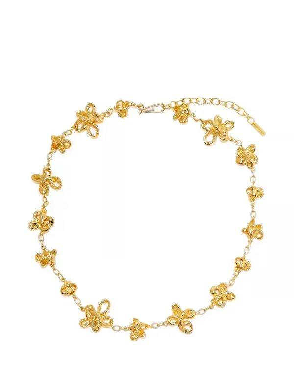 Completedworks Tone Floral Motif Necklace - Gold