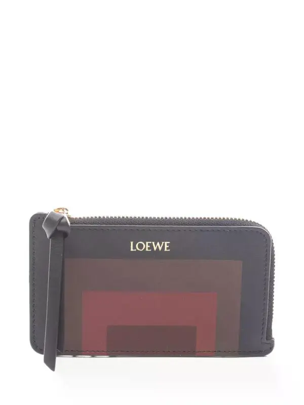 Loewe 2020s Leather Card Case - Black