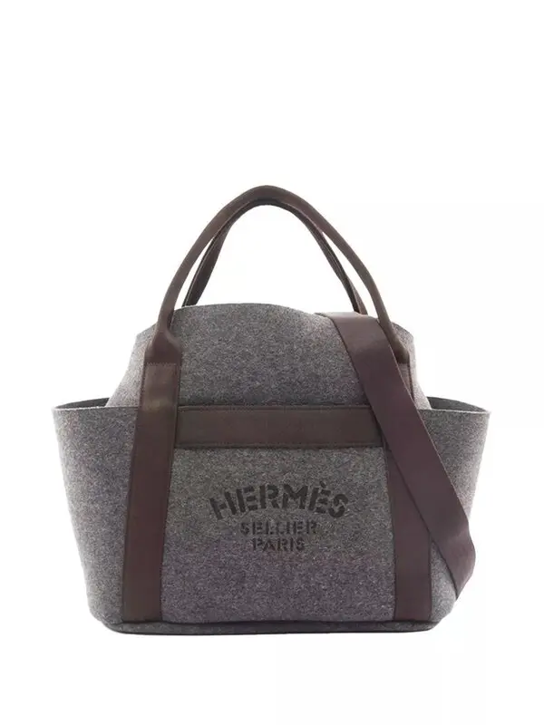 Hermès Felt Groom Bag Satchel