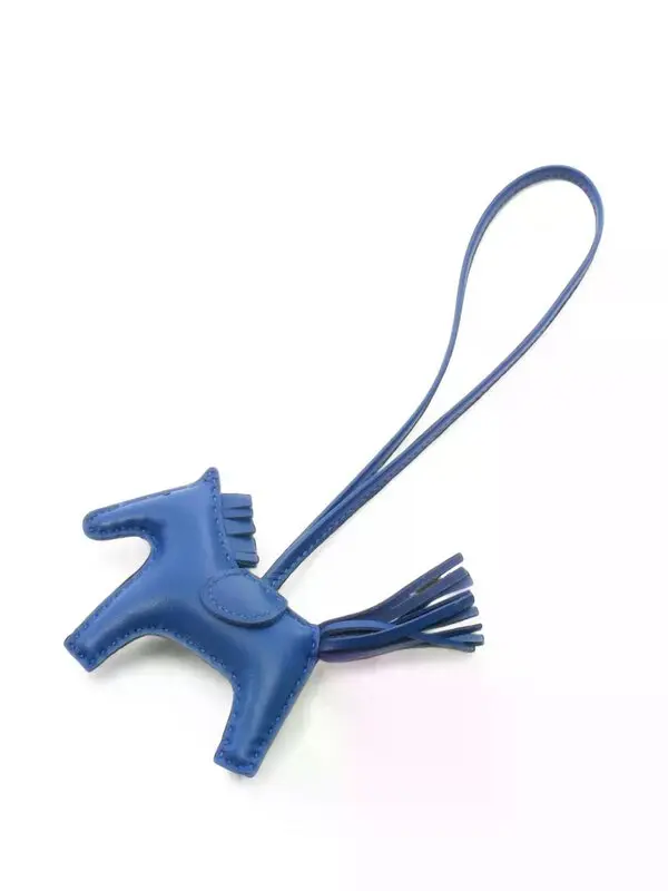 Hermès 2024 Pm Rodeo Horse Bag Charm - Blue