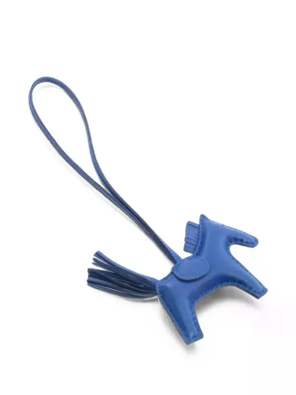 Hermès 2024 Pm Rodeo Horse Bag Charm - Blue