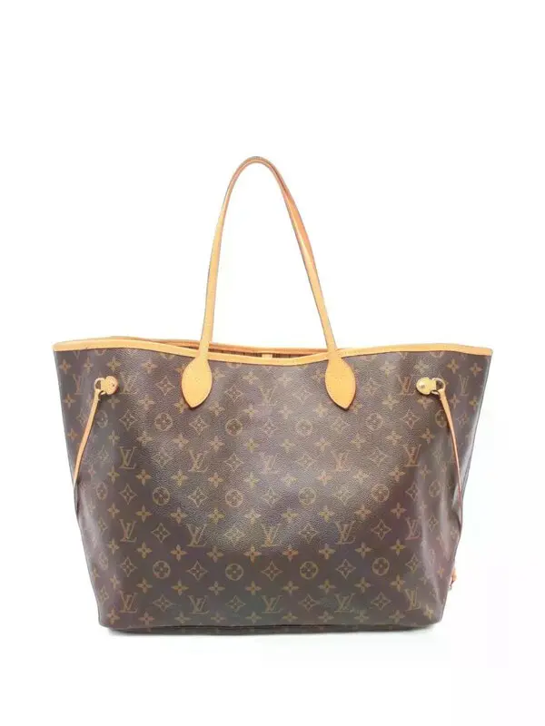LOUIS VUITTON 2007 Gm Neverfull Monogram Tote Bag - Brown