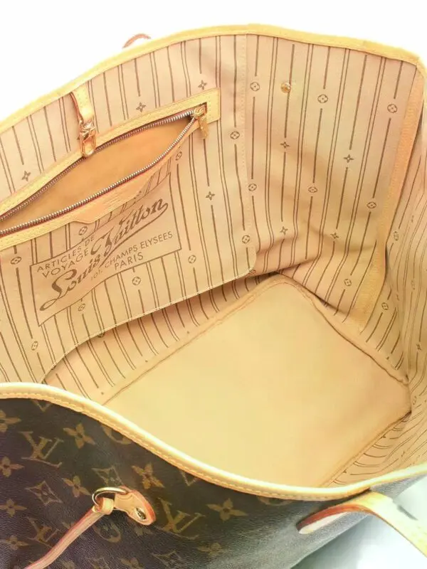 LOUIS VUITTON 2007 Gm Neverfull Monogram Tote Bag - Brown
