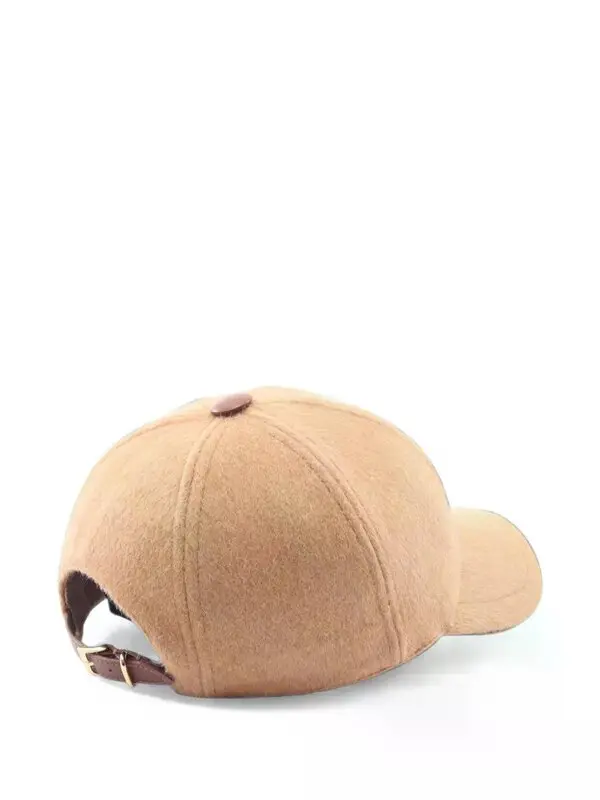 Max Mara 2020s Fedora Baseball Cap - Brown