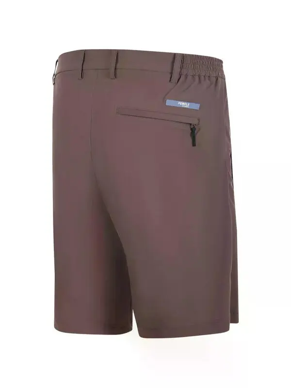 PEOPLE OF SHIBUYA Elasticated Pleated Tailored Shorts