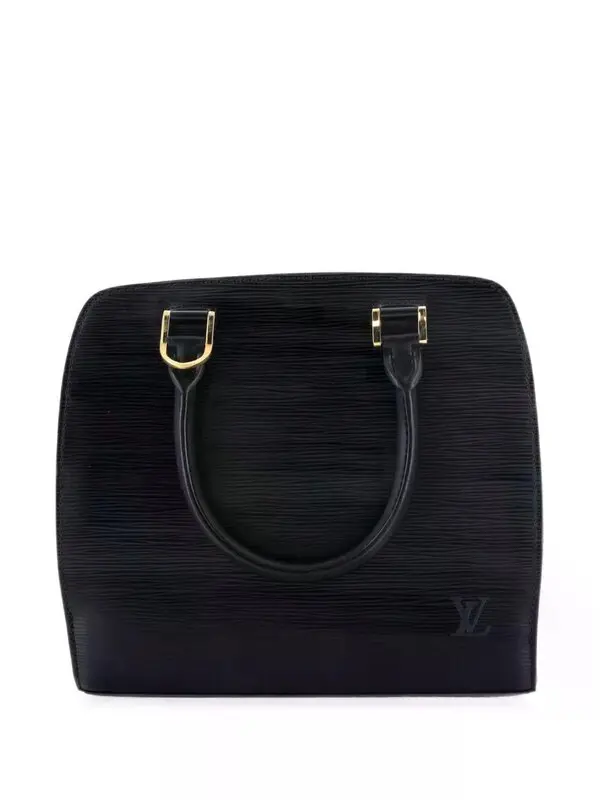 LOUIS VUITTON Pont Neuf Handbag Epi Leather Pm Satchel - Black