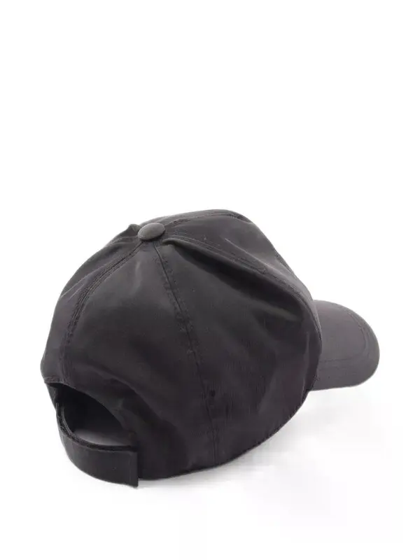 Prada 2010s Logo-embroidered Baseball Cap - Black