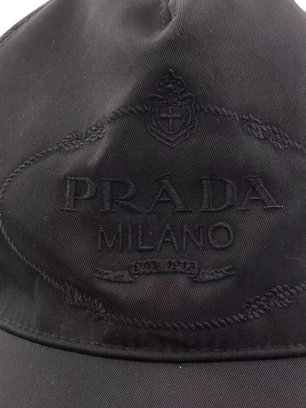 Prada 2010s Logo-embroidered Baseball Cap