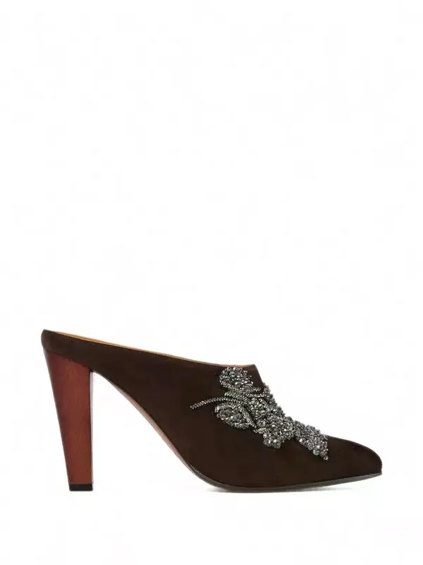 Ralph Lauren Ashtyn Heeled Mules