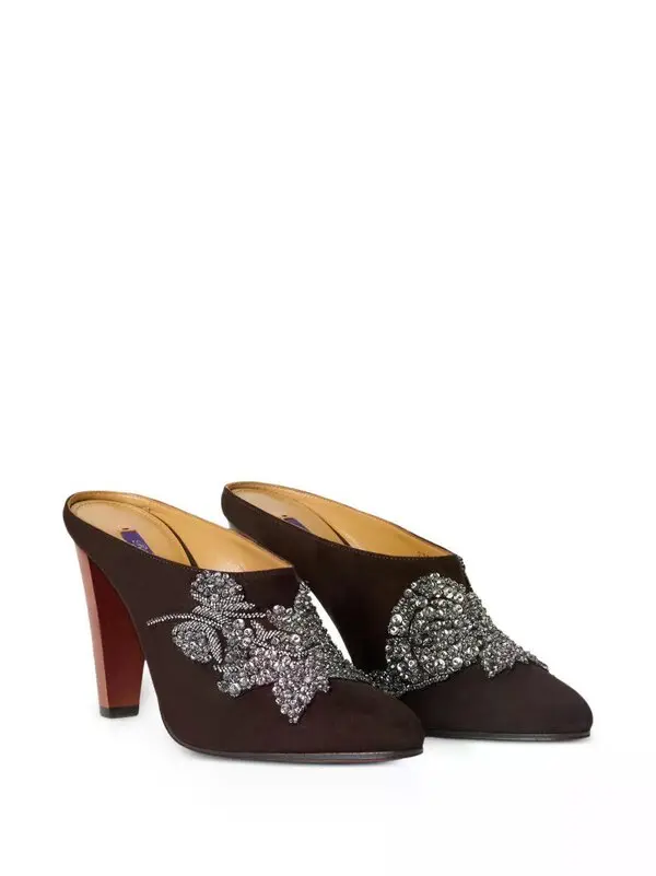 Ralph Lauren Ashtyn Heeled Mules