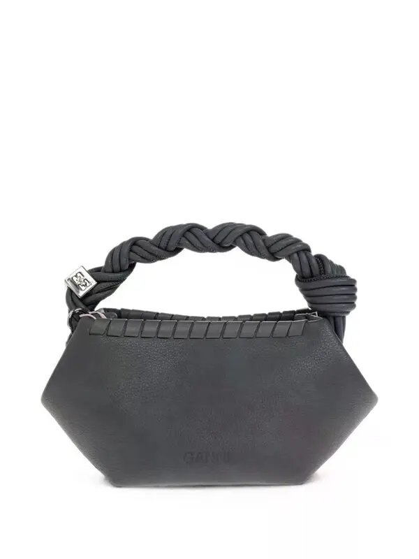 GANNI Bou Tote Bag With Braided Top Handle