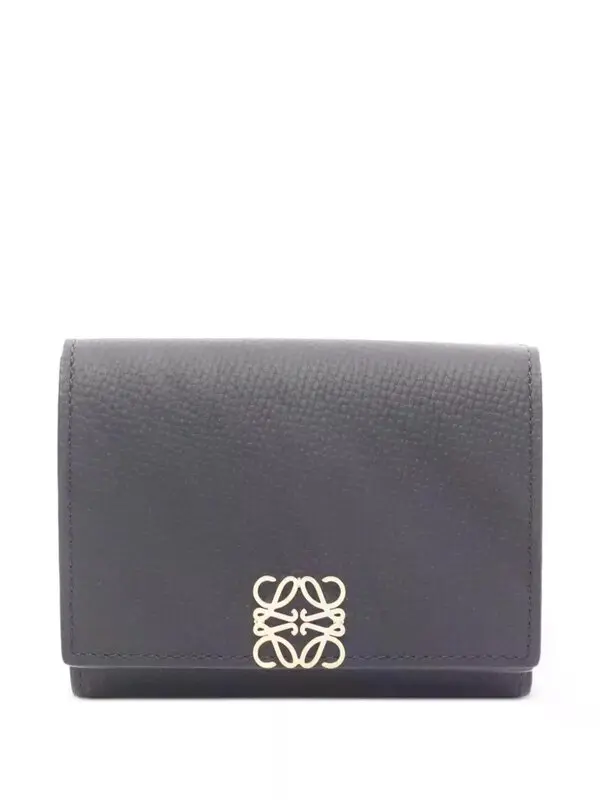 Loewe 2020s Anagram Trifold Wallet - Grey