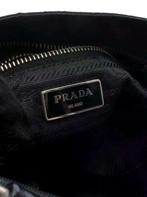 Prada 2000s Skull Stud Shoulder Bag