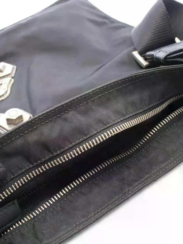 Prada 2000s Skull Stud Shoulder Bag