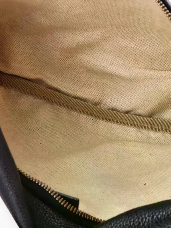 Gucci Logo Printed Leather Medium Belt Bag