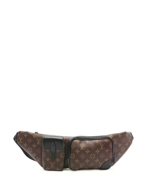 LOUIS VUITTON 2021s Christopher Monogram Macassar Body Bag - Brown