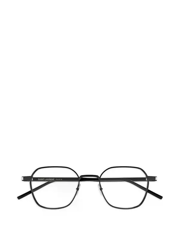 Saint Laurent Octagon Frame Eyeglasses - Black