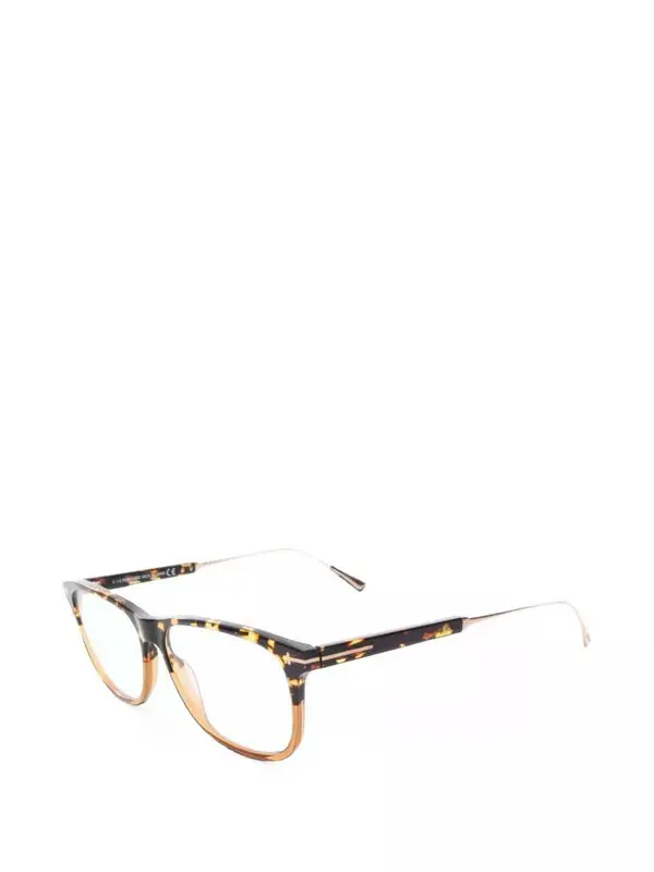 TOM FORD 2020s Tortoiseshell-effect Square-frame Glasses