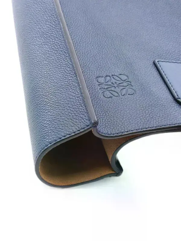 Loewe 2010s Anagram Leather Tote Bag