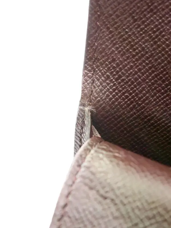 LOUIS VUITTON 2002 Damier Ebene Trifold Wallet