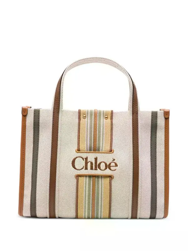 Chloé Small Woody Loop Tote Bag - Neutrals
