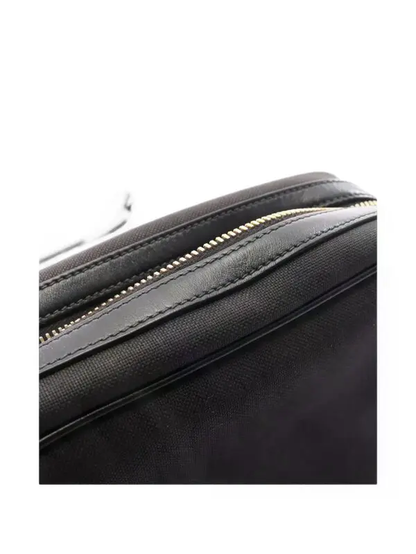 Prada 2000s Logo Jacquard Shoulder Bag