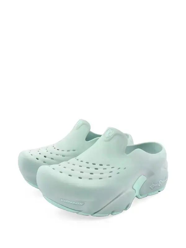 LOUIS VUITTON 2020s Shark Line Sandals - Green
