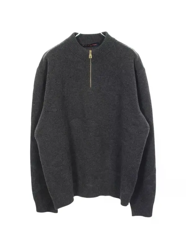 LOUIS VUITTON Monogram Half-zip Sweater
