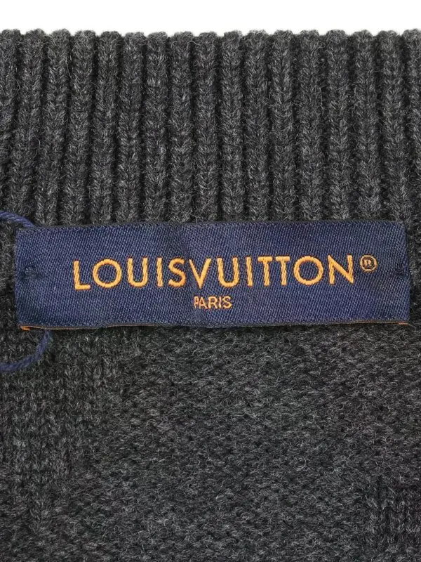 LOUIS VUITTON Monogram Half-zip Sweater