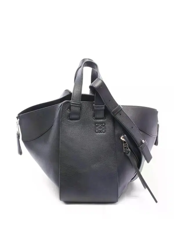Loewe 2010s Small Hammock Tote Bag - Black