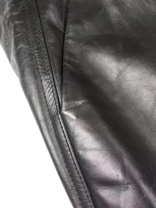 Rick Owens 2010s Bauhaus Flight Leather Jacket