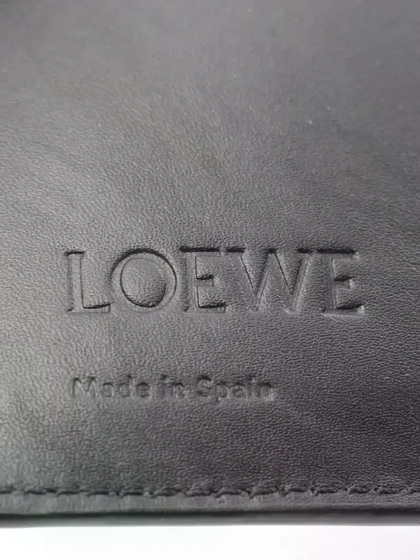 Loewe 2020s Anagram Leather Wallet - Black