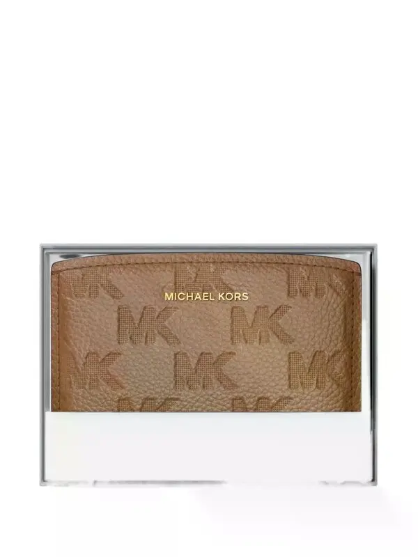 Michael Kors Logo-embossed Pebbled-leather Wallet