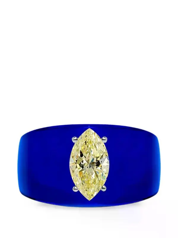 SOLO FOR DIAMONDS Marquise-cut Diamond Ring