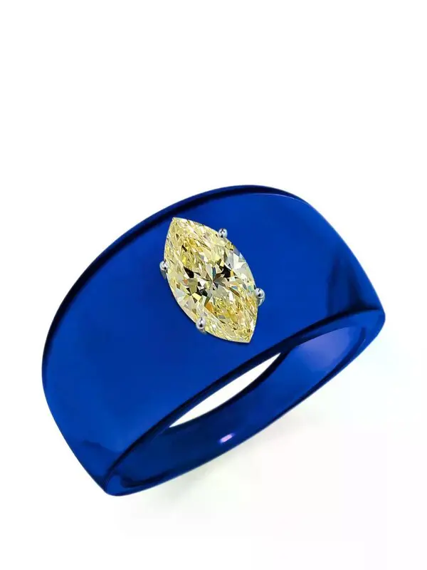 SOLO FOR DIAMONDS Marquise-cut Diamond Ring