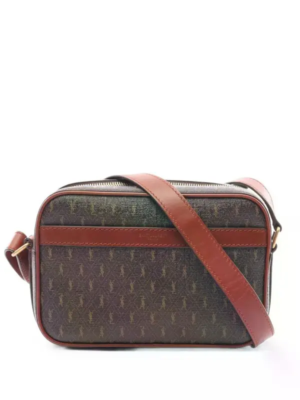 Saint Laurent Monogram Shoulder Bag - Brown
