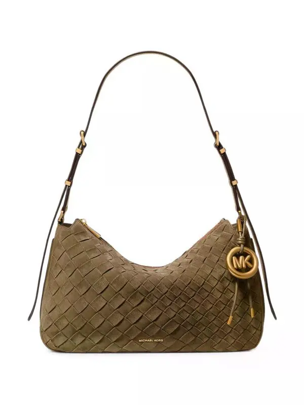 Michael Kors Woven-leather Shoulder Bag