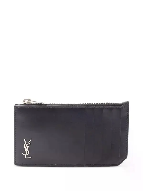 Saint Laurent 2020s Tiny Monogram Coin Purse - Black