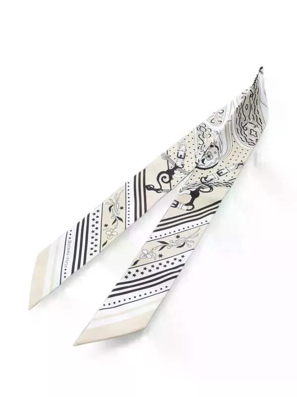 Hermès 2010s Festival Des Amazones Scarf - Neutrals