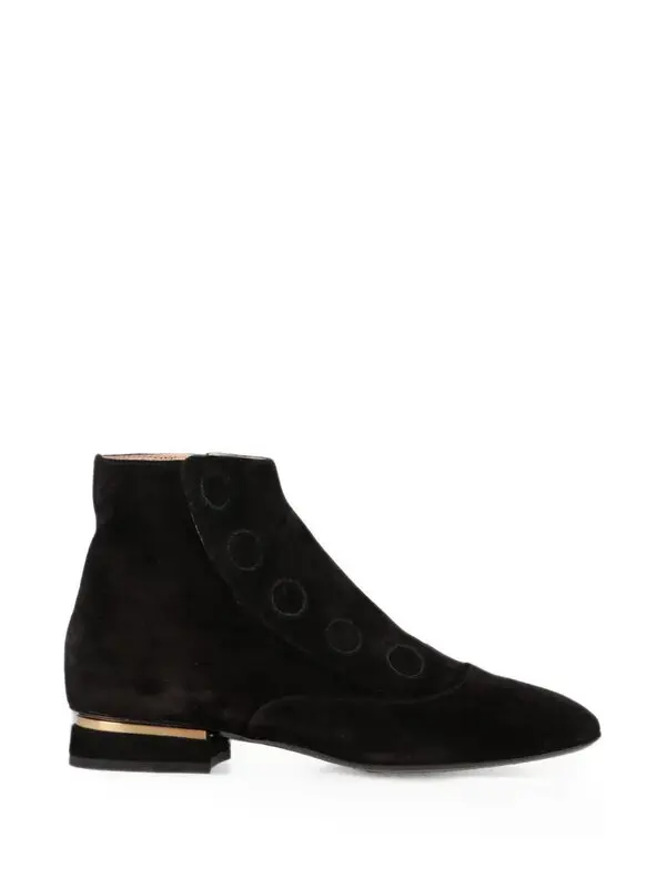 TOD'S Suede Ankle Boots - Black