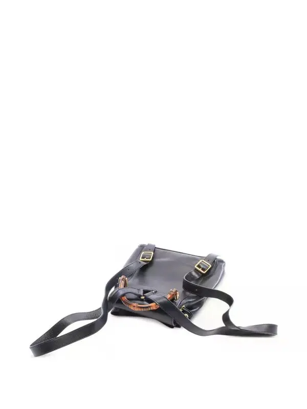 Gucci Bamboo Line Leather Backpack