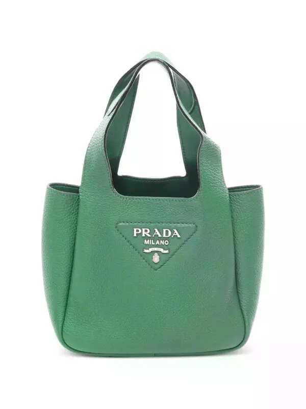 Prada 2000s Mini Tote Bag - Green