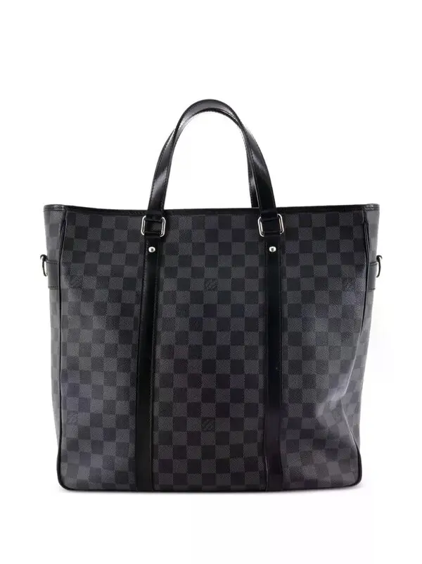 LOUIS VUITTON Tadao Handbag Damier Graphite Mm Tote Bag