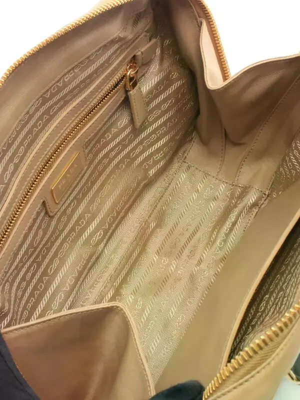 Prada 2010s Triangle-logo Two-way Handbag