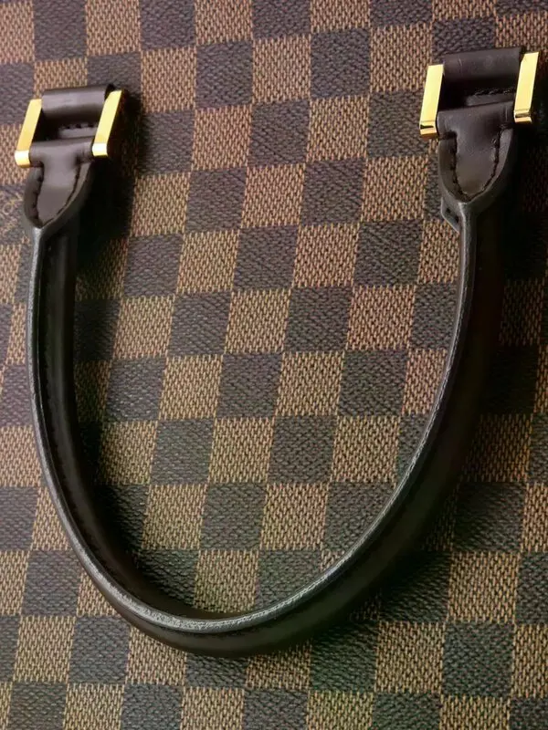 LOUIS VUITTON Damier Ebene Sac Plat Pm Tote Bag