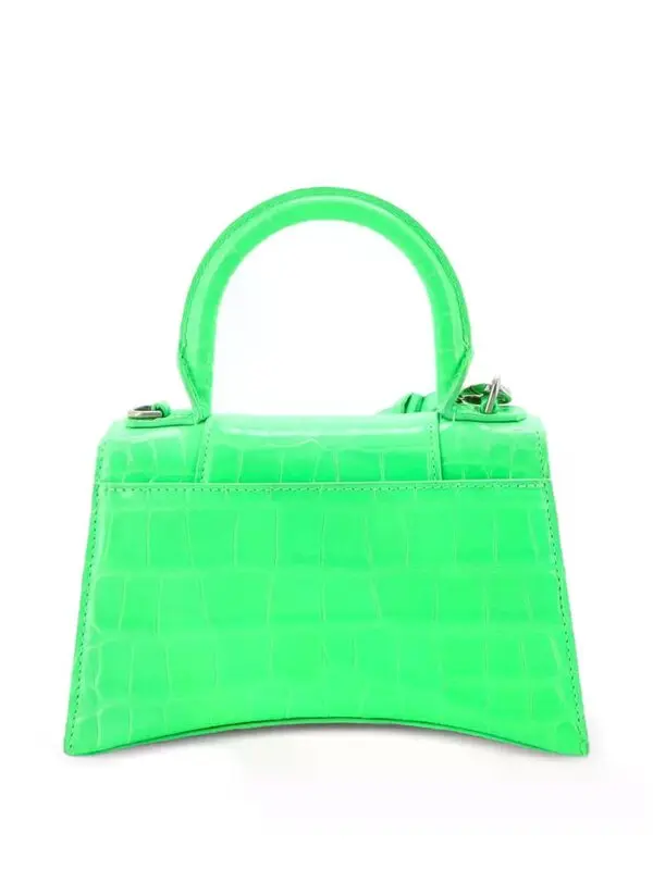 Balenciaga Hourglass Top Handle Bag - Green