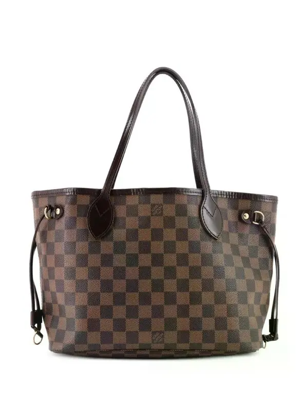 LOUIS VUITTON Damier Pm Tote Bag - Brown