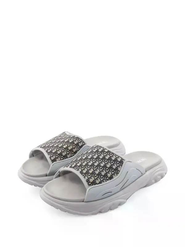 Dior 2010s Oblique Slide Sandals