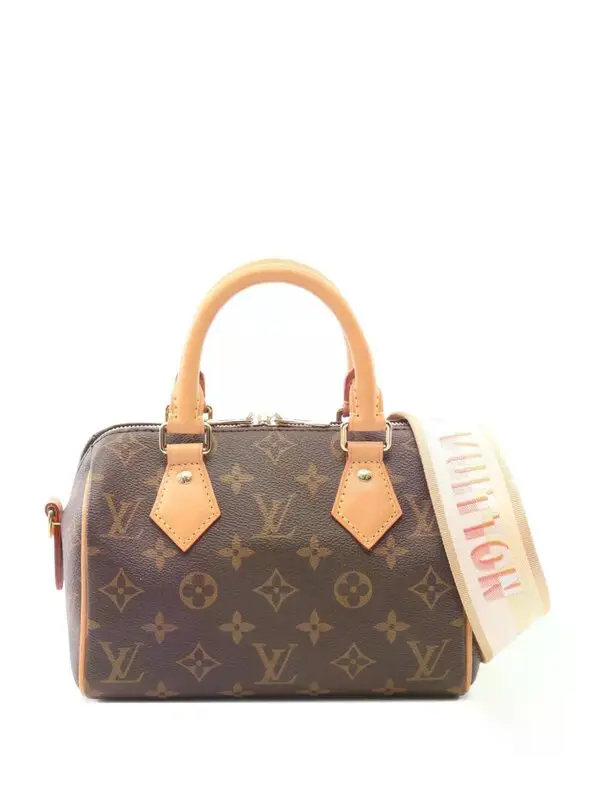LOUIS VUITTON Speedy Bandoulière Monogram Mini Bag - Brown