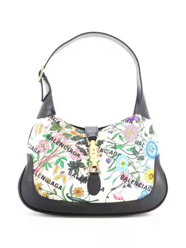 Balenciaga X Gucci The Hacker Project Jackie 1961 Small Hobo Bag - Black